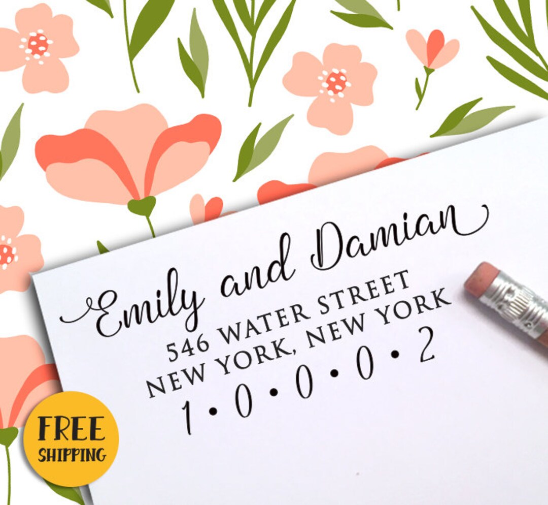 Self Inking Return Address Stamp, Self Inking Address Stamp, Address ...