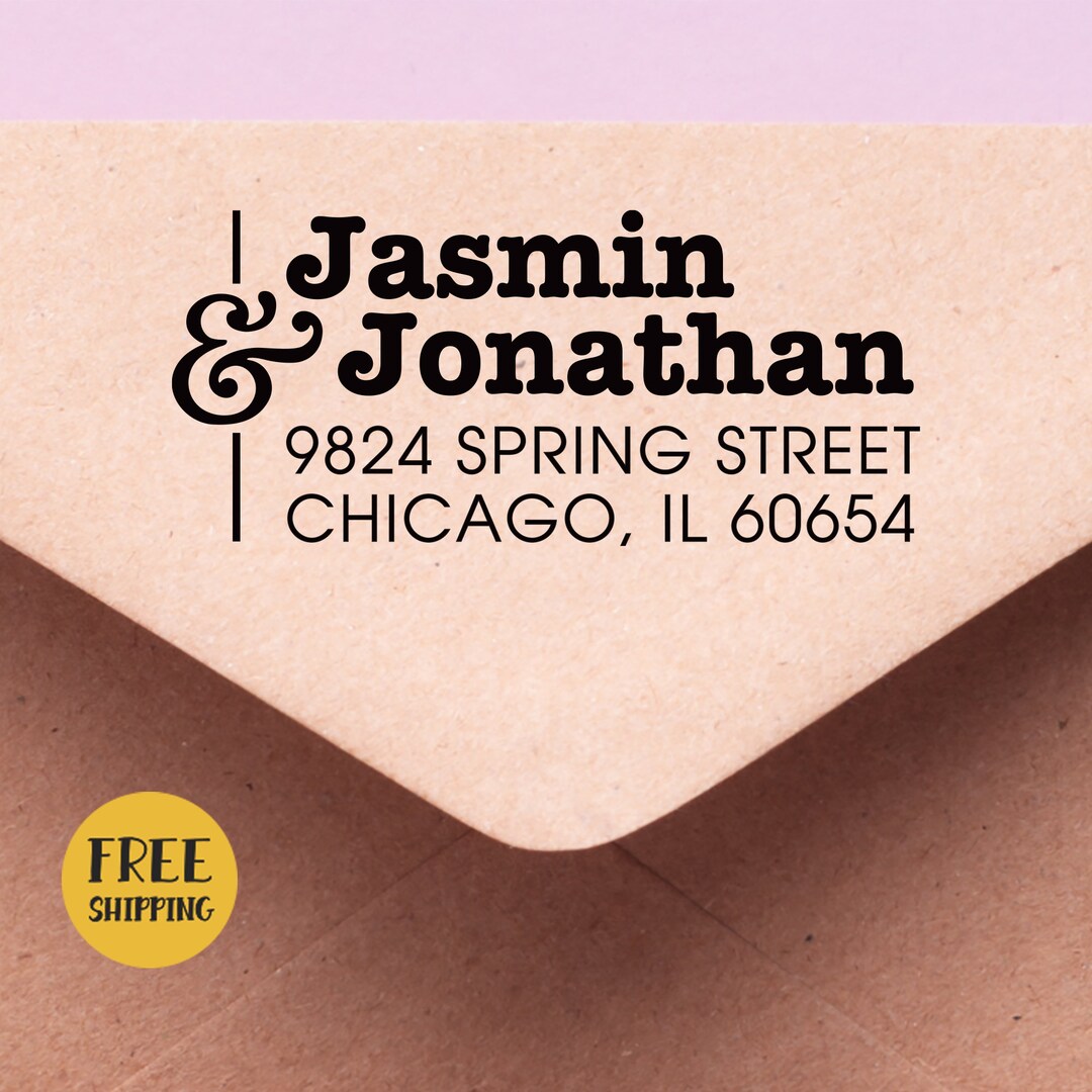 BEST REVIEWS Custom Address Stamp With Proof, Eco Friendly Self-inking ...