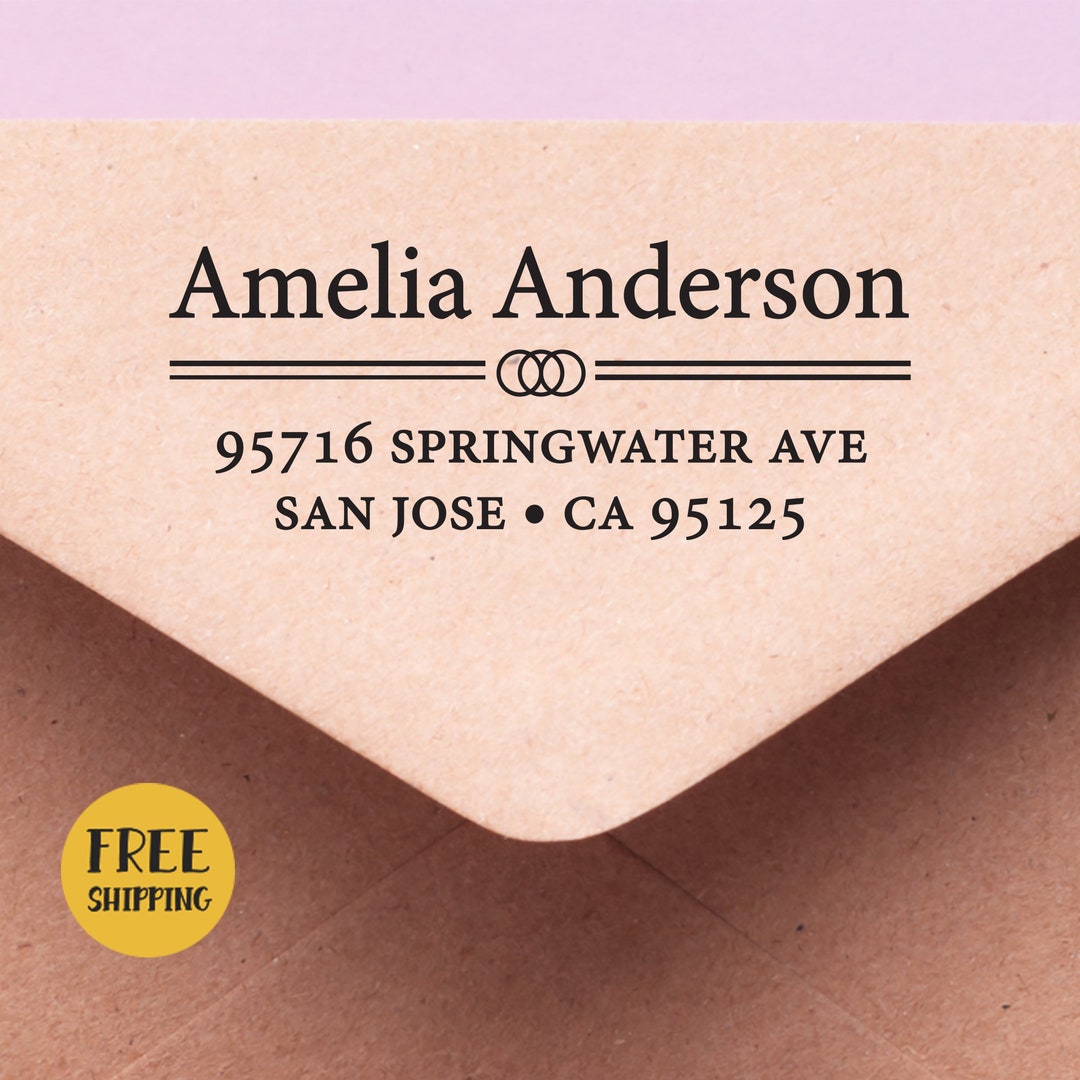 Christian Trinity CUSTOM ADDRESS STAMP - Self-inking or Rubber Address ...