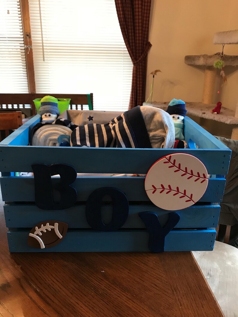 Baby Shower Wooden Crates - Etsy