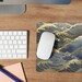 Mouse Pad Wave Pattern Office Gift Mouse Pad Art Japanese Waves ...