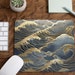 Mouse Pad Wave Pattern Office Gift Mouse Pad Art Japanese Waves ...