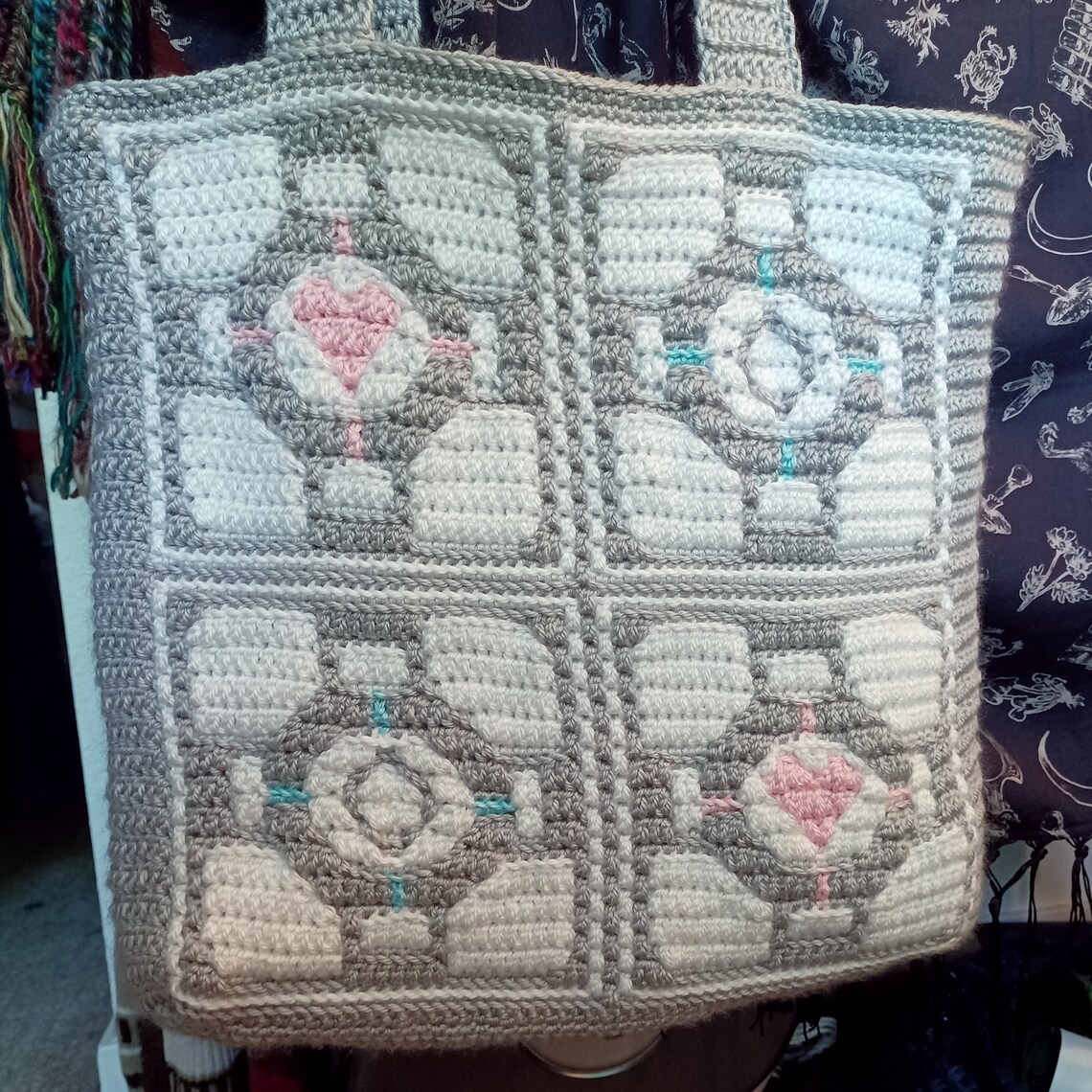 Portal Cubes Mosaic Crochet Pattern - Etsy