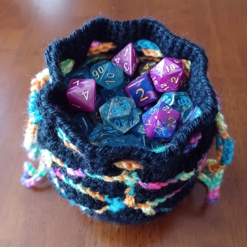 D&D D20 Mosaic Crochet Pattern - Etsy