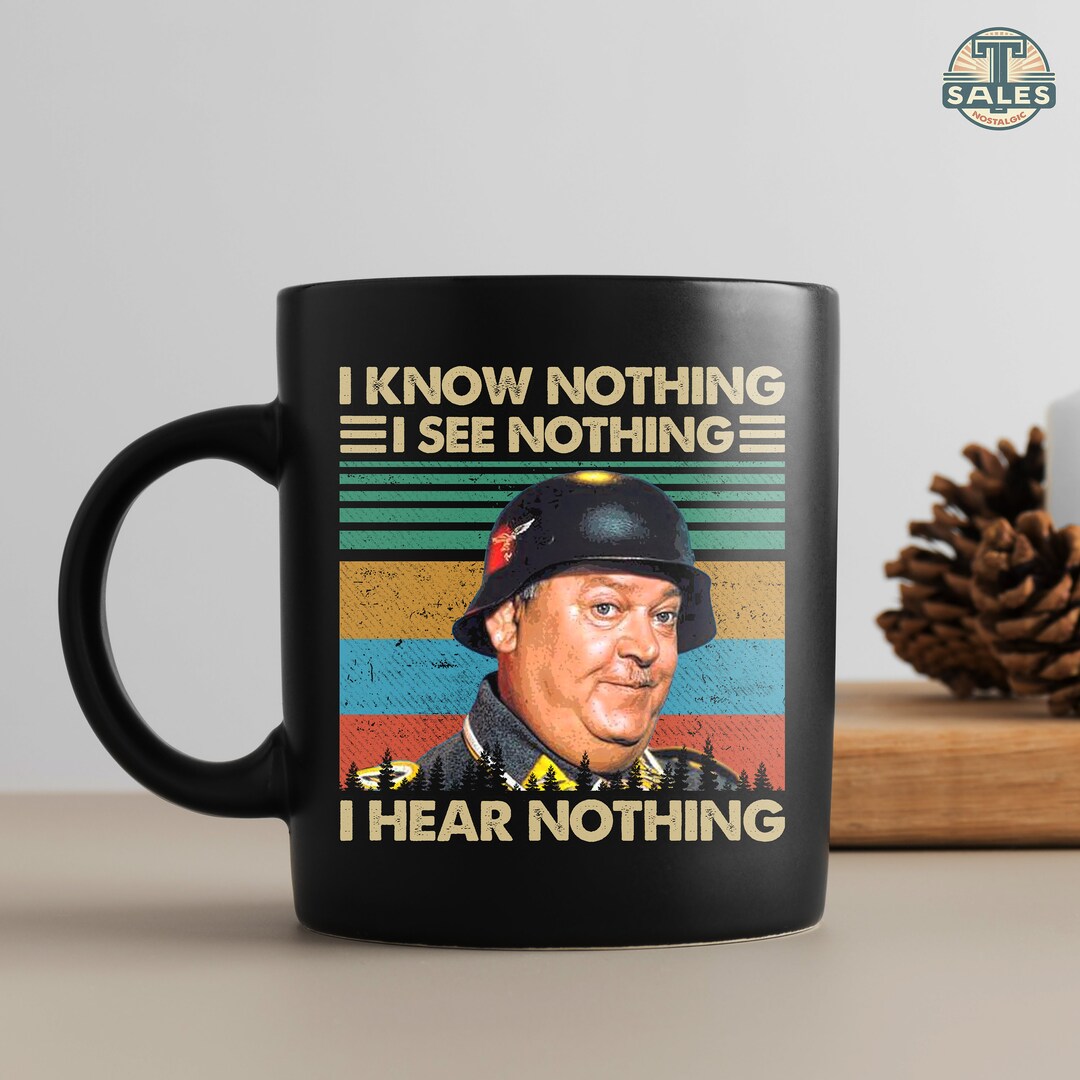 I Know Nothing I See Nothing Vintage Mug, Coffee Mug, Movies Quote Mug ...