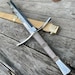 Handmade Carbon Steel Medieval Long Sword With Custom Made Scabbard ...