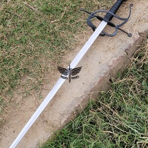 Custom Handmade Carbon Steel Medieval Standard Rapier Sword With ...