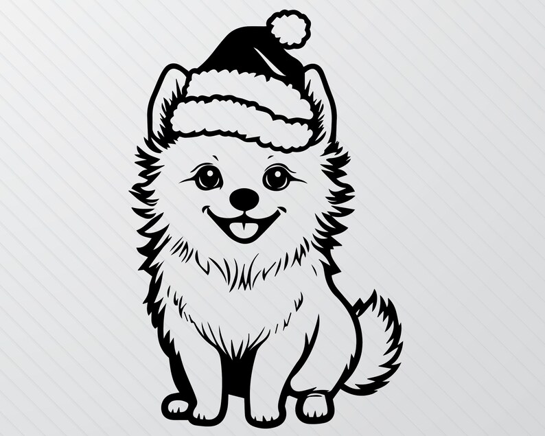 Japanese Spitz SVG Bundle: Dog Silhouette Clipart (PNG, Vector) - Etsy