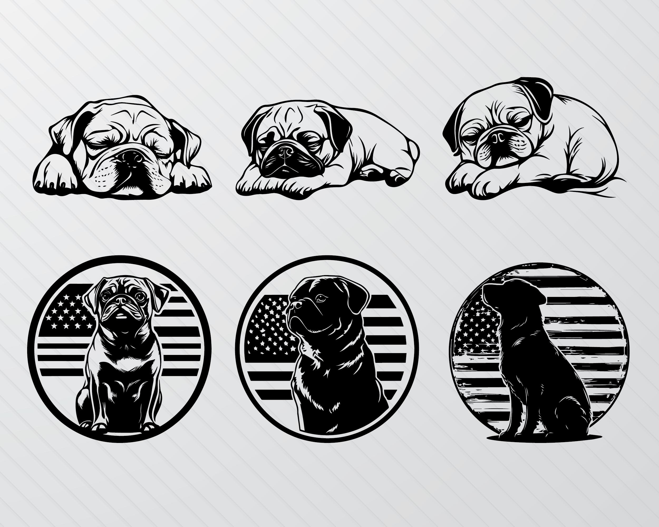 Chug Dog Svg Bundle, Chug Dog Silhouette Cut File for Cricut, Chug Dog ...