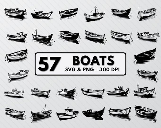 Jon Boat #2 Svg, Boat Svg, Boating Svg, Speed Boat Svg, Fishing Svg ...
