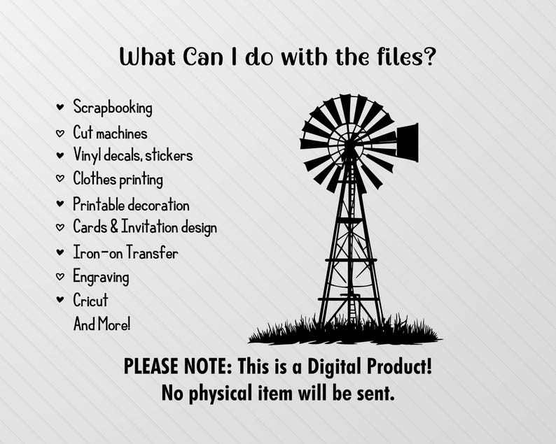 Farm Windmill SVG Bundle: Rustic Silhouette Clipart (PNG, Vector) - Etsy