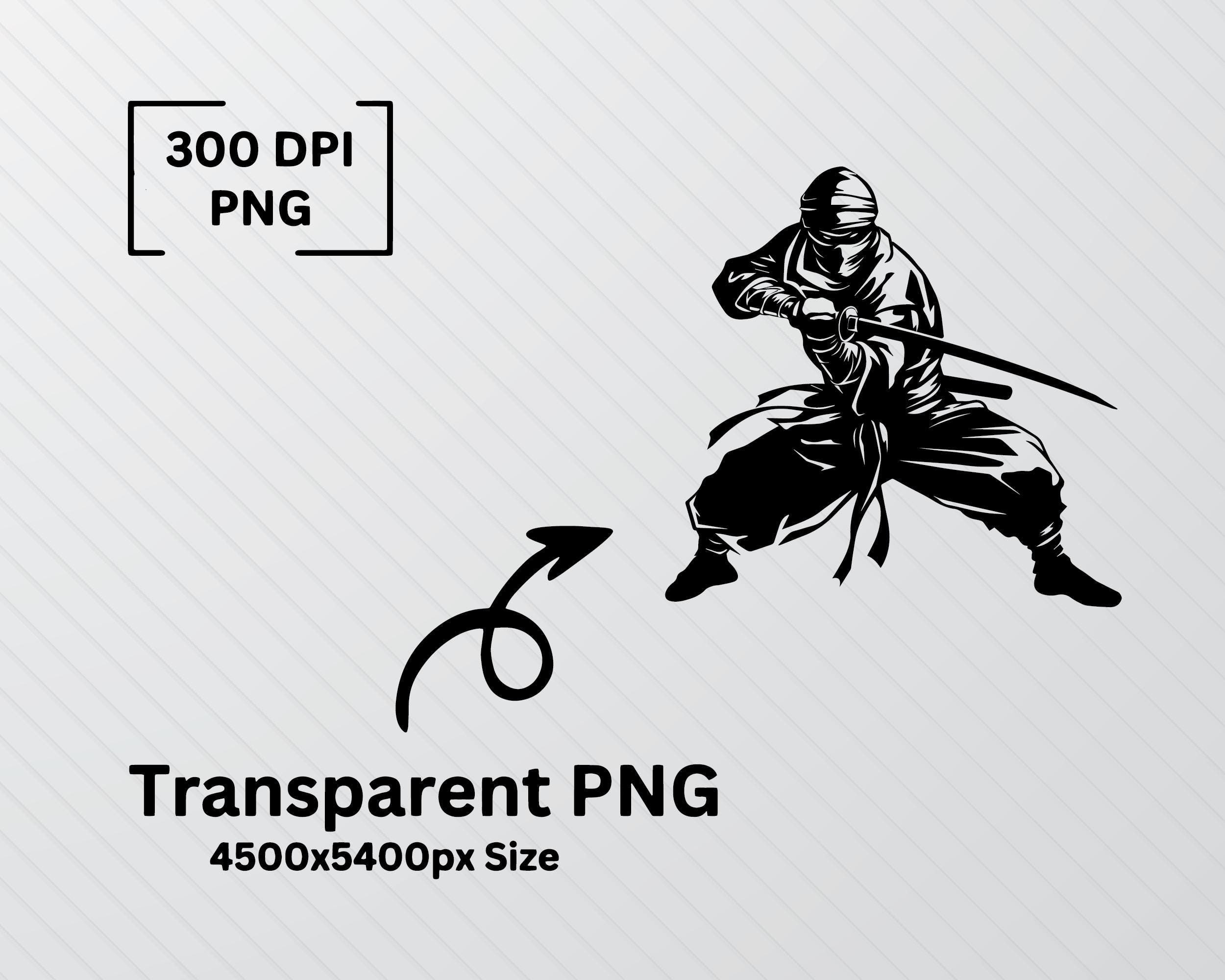 Ninja Silhouette Svg, Ninja Svg Bundle Cut File, Ninja Clipart, Ninja ...