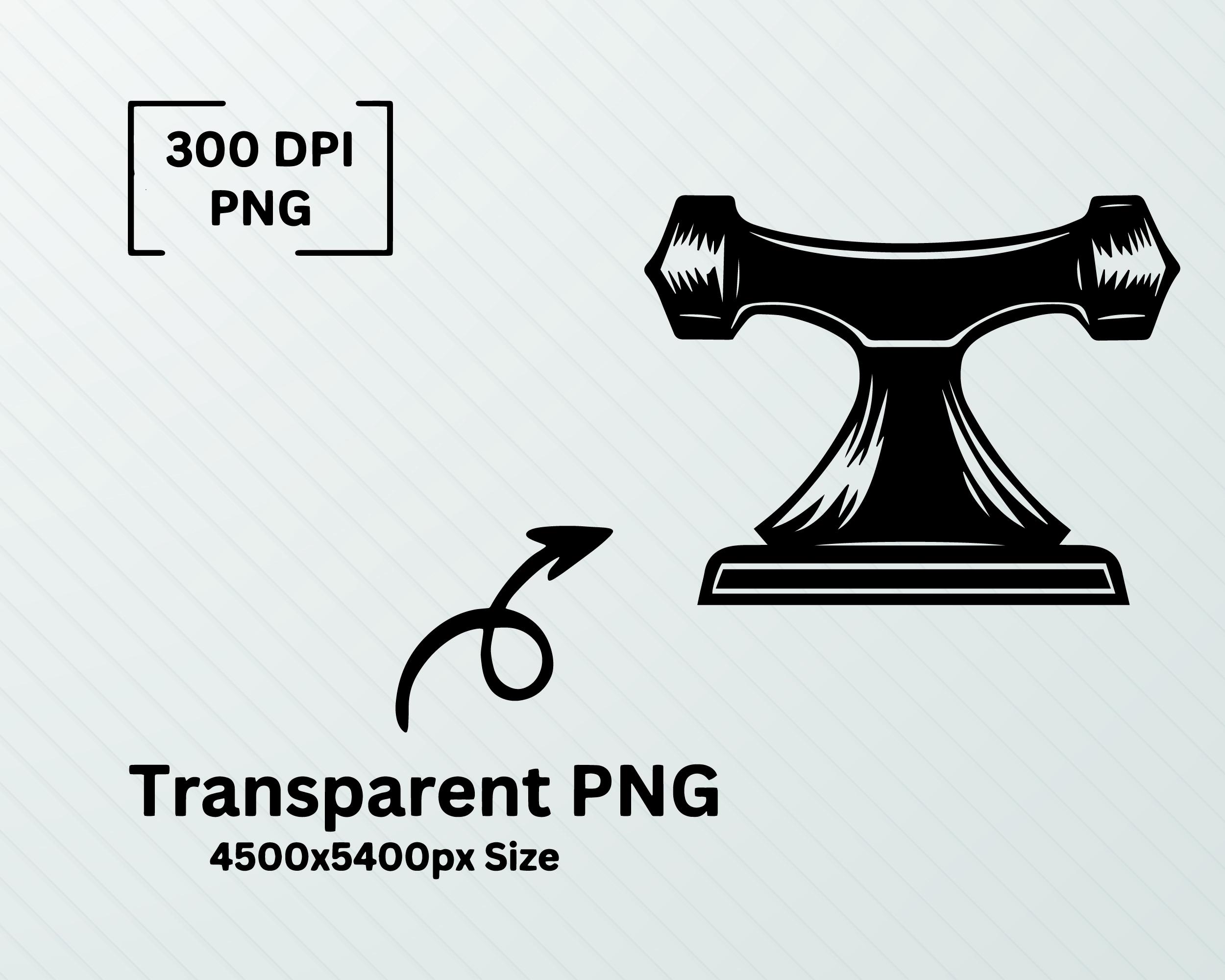 Anvil SVG Bundle: Blacksmith Clipart, Cut Files (PNG, Vector, 300 DPI ...