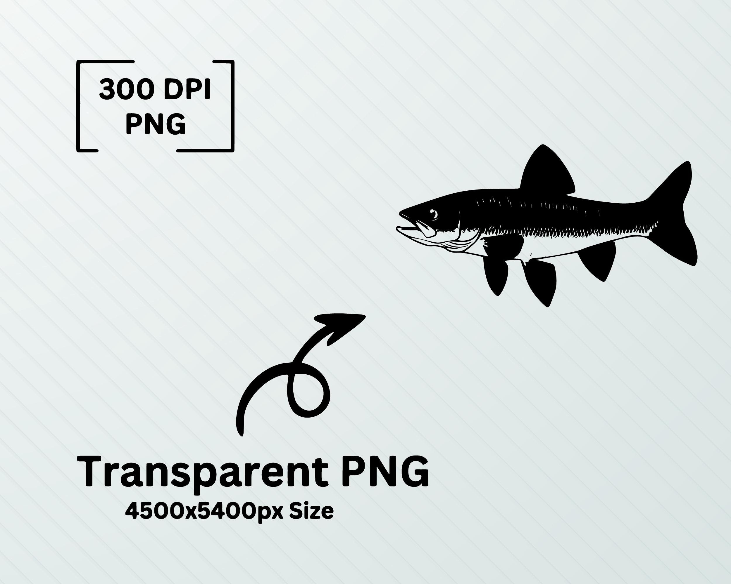 Musky Fish SVG PNG Bundle: Fishing Clipart, Decal Cut Files - Etsy