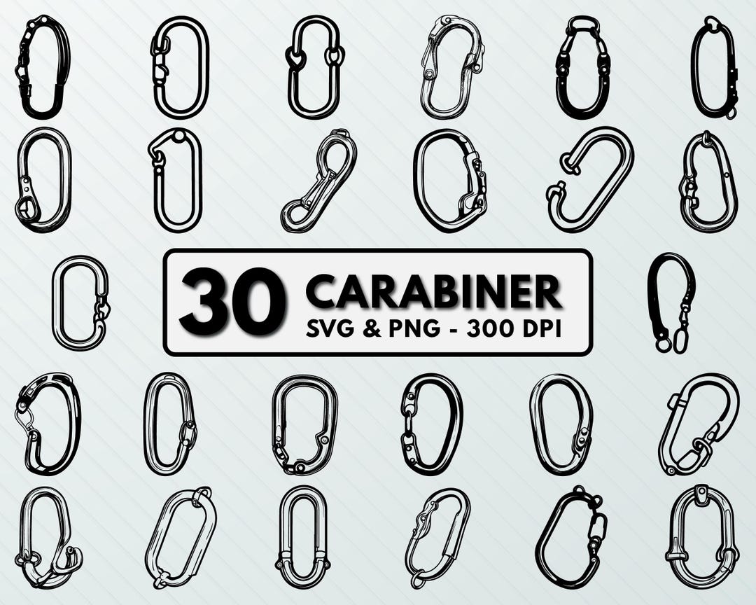 Carabiner Svg, Carabiner Png, Carabiner Clipart, Carabiner Silhouette ...