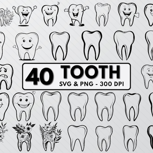 Tooth Decal - Etsy