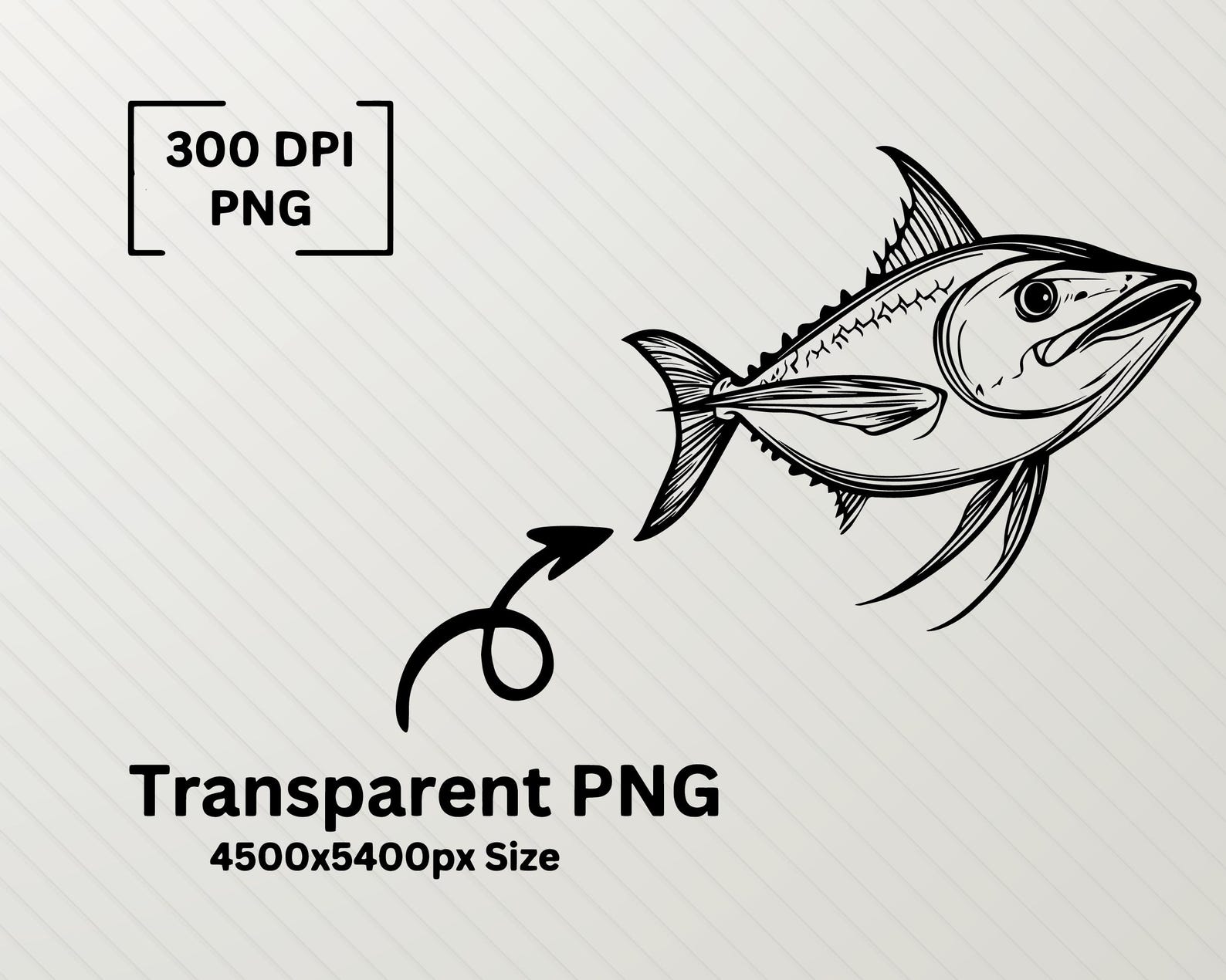 Tuna Fish Svg Bundle, Tuna Fish Silhouette Png, Fish Line Art Svg ...