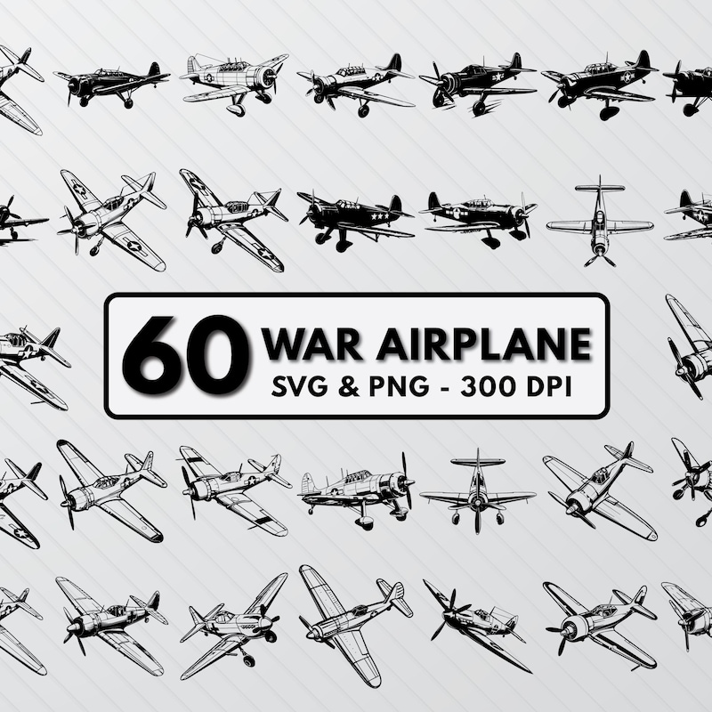 Airplane Svg - Etsy