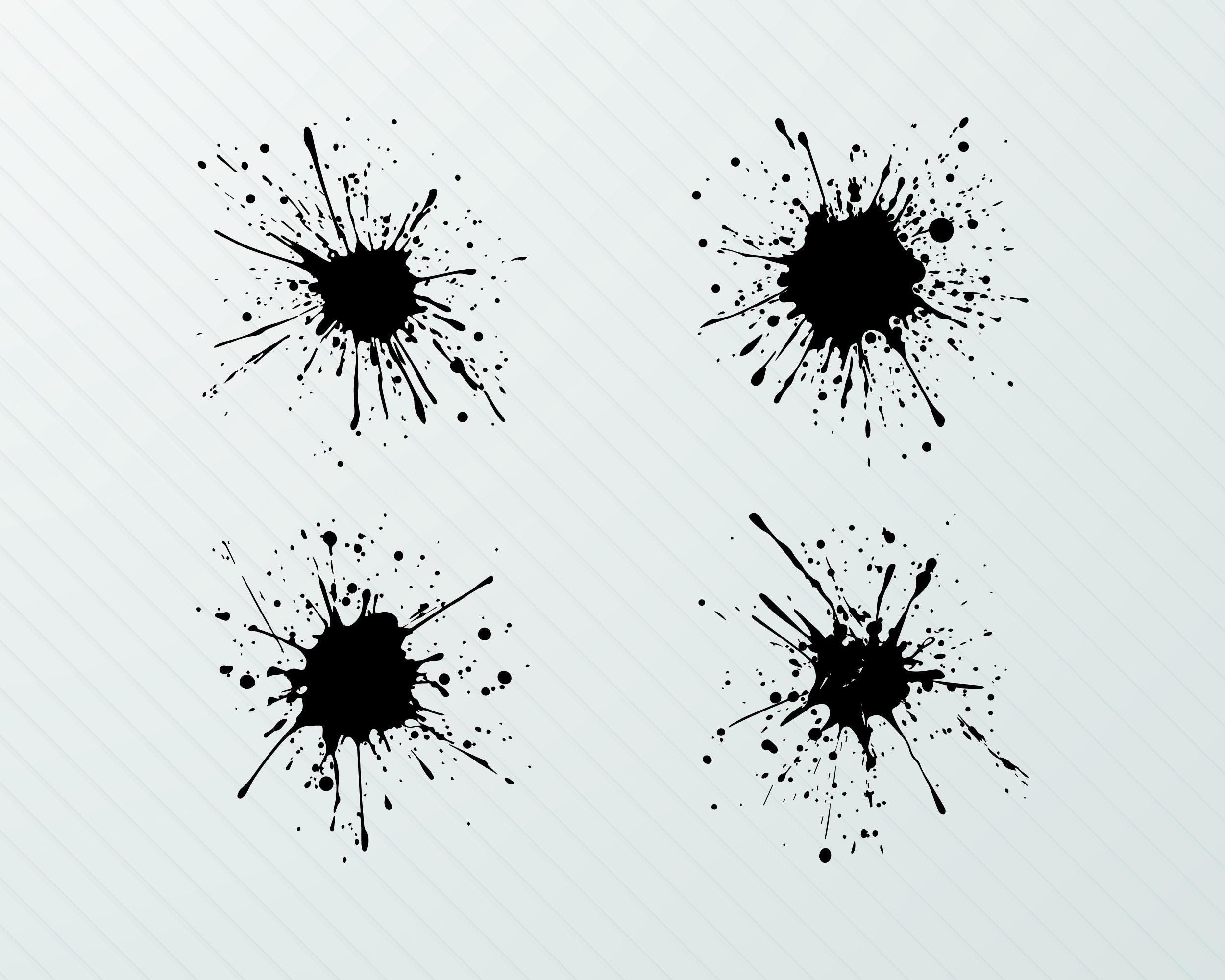 Paint Splatter Svg Png, Paint Splatter Clipart, Paint Splatter ...
