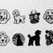 Sheepadoodle SVG Bundle: Puppy Silhouette, Dog Breed Vector (PNG ...