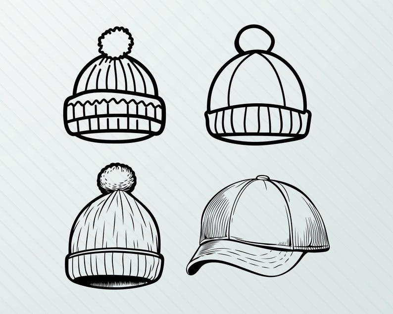 Baby Cap Clipart: SVG, PNG, Silhouette Vector Art (digital Download) - Etsy