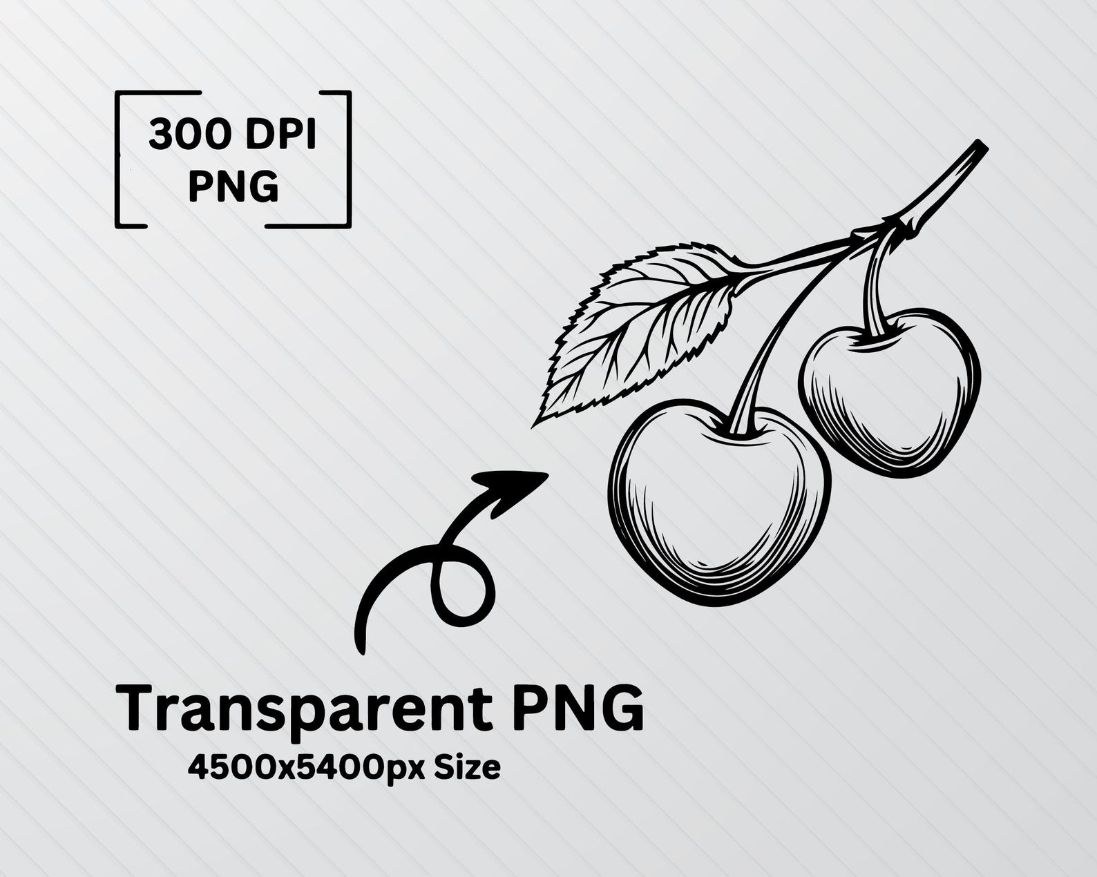 Cherry Svg Bundle, Cherry Silhouette Png, Cherry Fruits Clipart Png ...