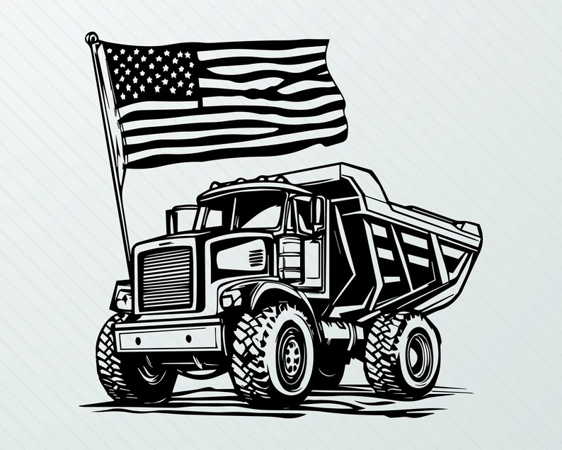 Quarry Truck Clipart: SVG PNG Bundle, Truck Designs (cut Files) - Etsy