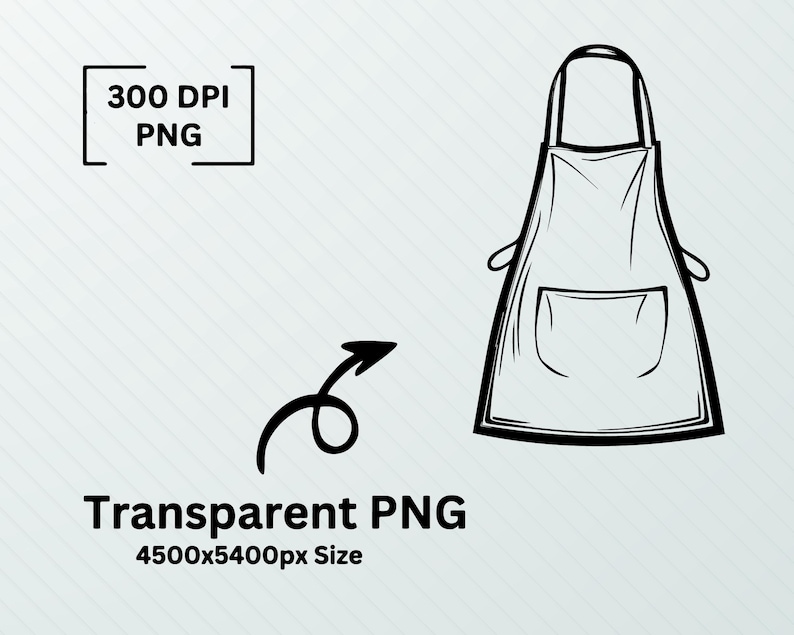 Apron Svg, Apron Png, Apron Clipart, Apron Silhouette Decal, Vector Art ...