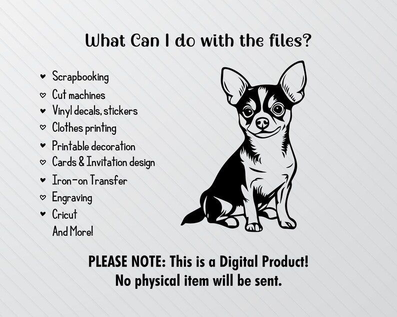 Chiweenie Dog Silhouette SVG Bundle: Cricut Cut Files - Etsy