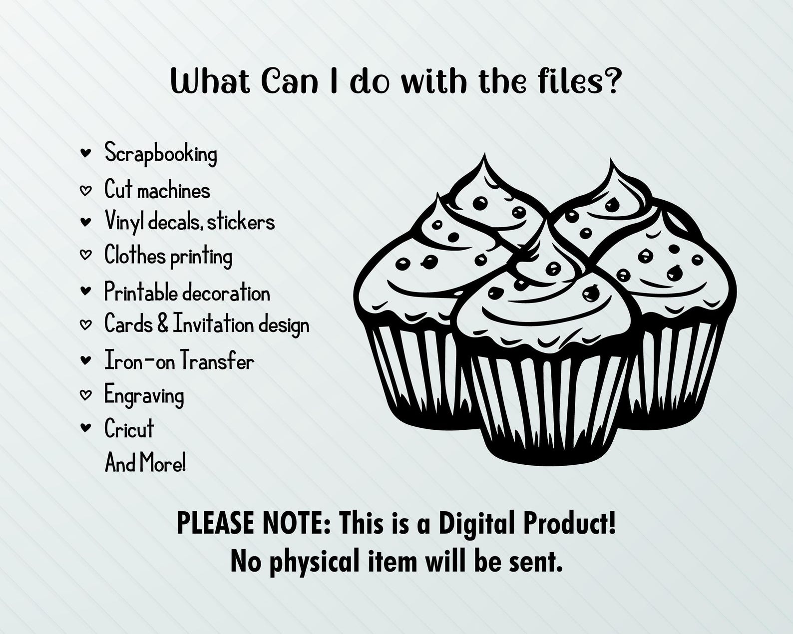 Muffin Svg Png Bundle, Muffin Clipart, Muffin Silhouette, Muffin Vector ...