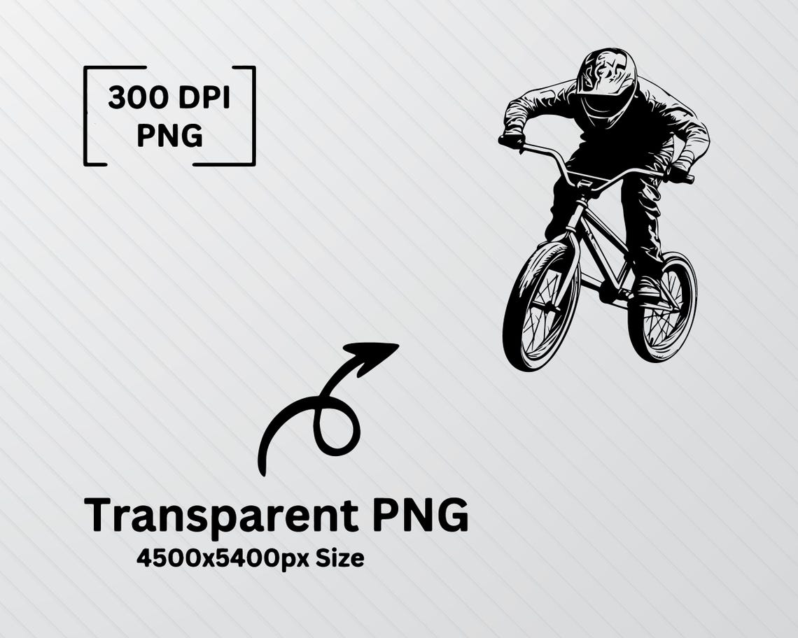 Bmx Bike Silhouette, BMX Bike Svg Bundle Set, BMX Clipart Png, BMX ...