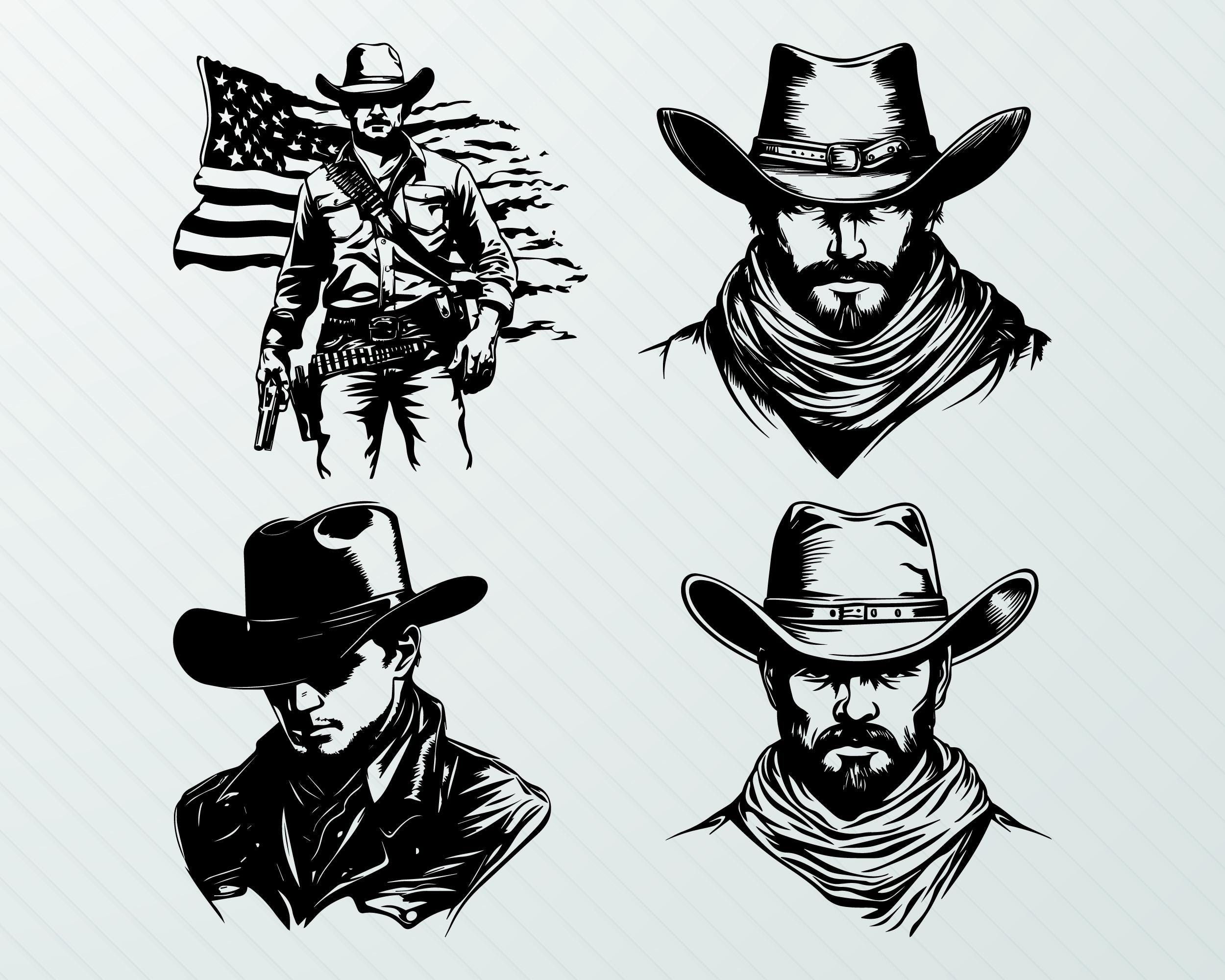 Outlaw Svg Png, Outlaw Clipart, Outlaw Silhouette Decal, Outlaw Vector ...