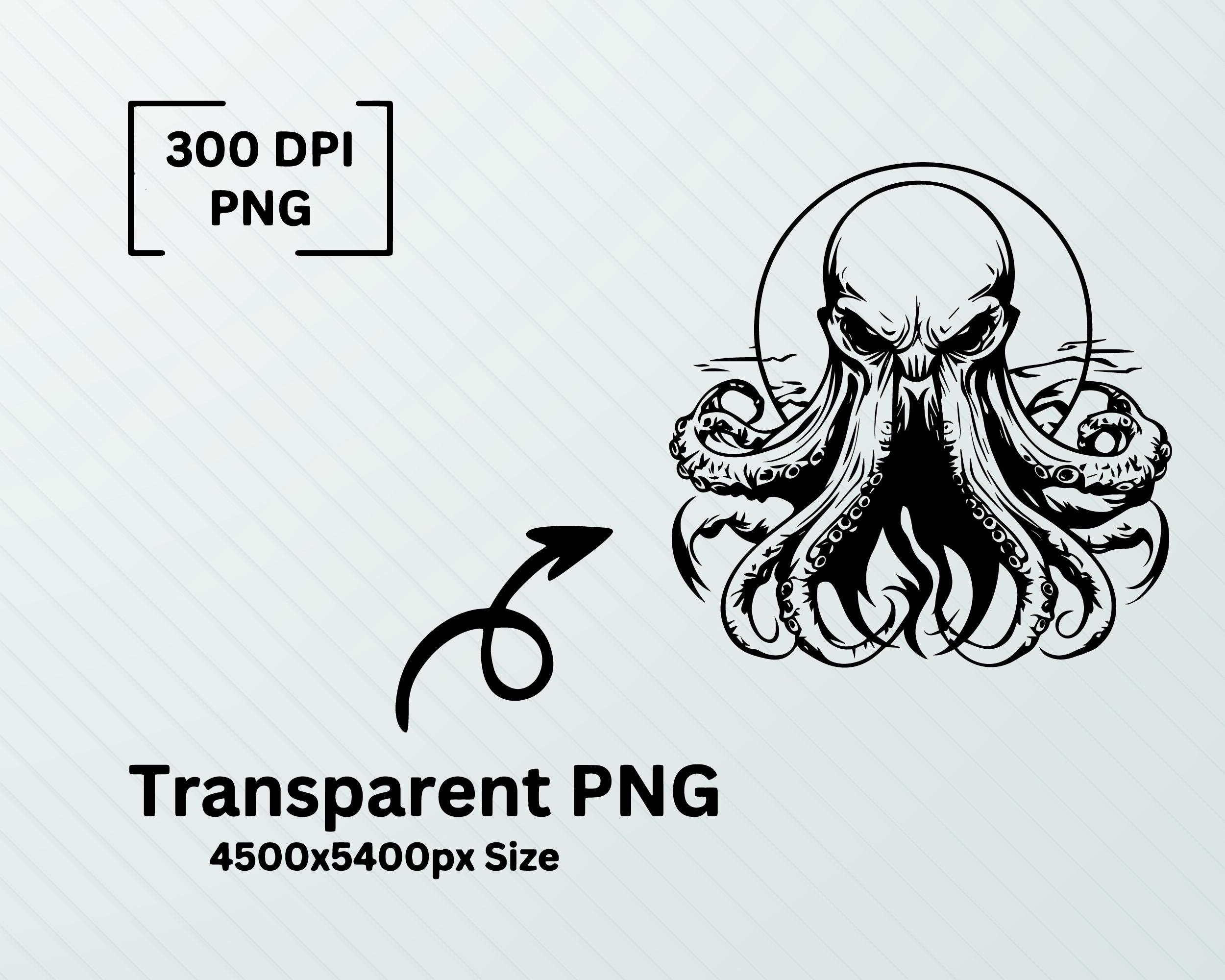 Cthulhu Clipart: SVG, PNG, Vector Art Designs (digital Download) - Etsy