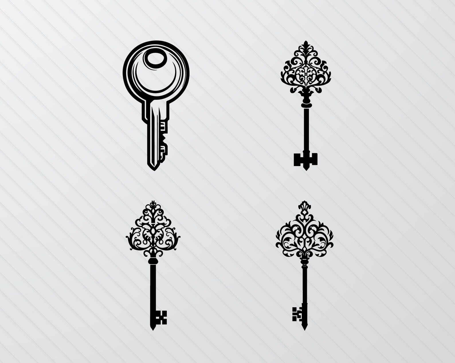 Key Silhouette Svg Cut File, Keys Svg, House Keys Clipart, Car Keys Png ...