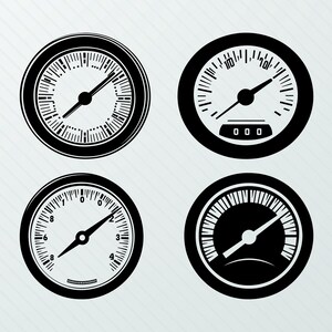 Speedometer Svg Png, Speedometer Clipart, Speedometer Silhouette ...