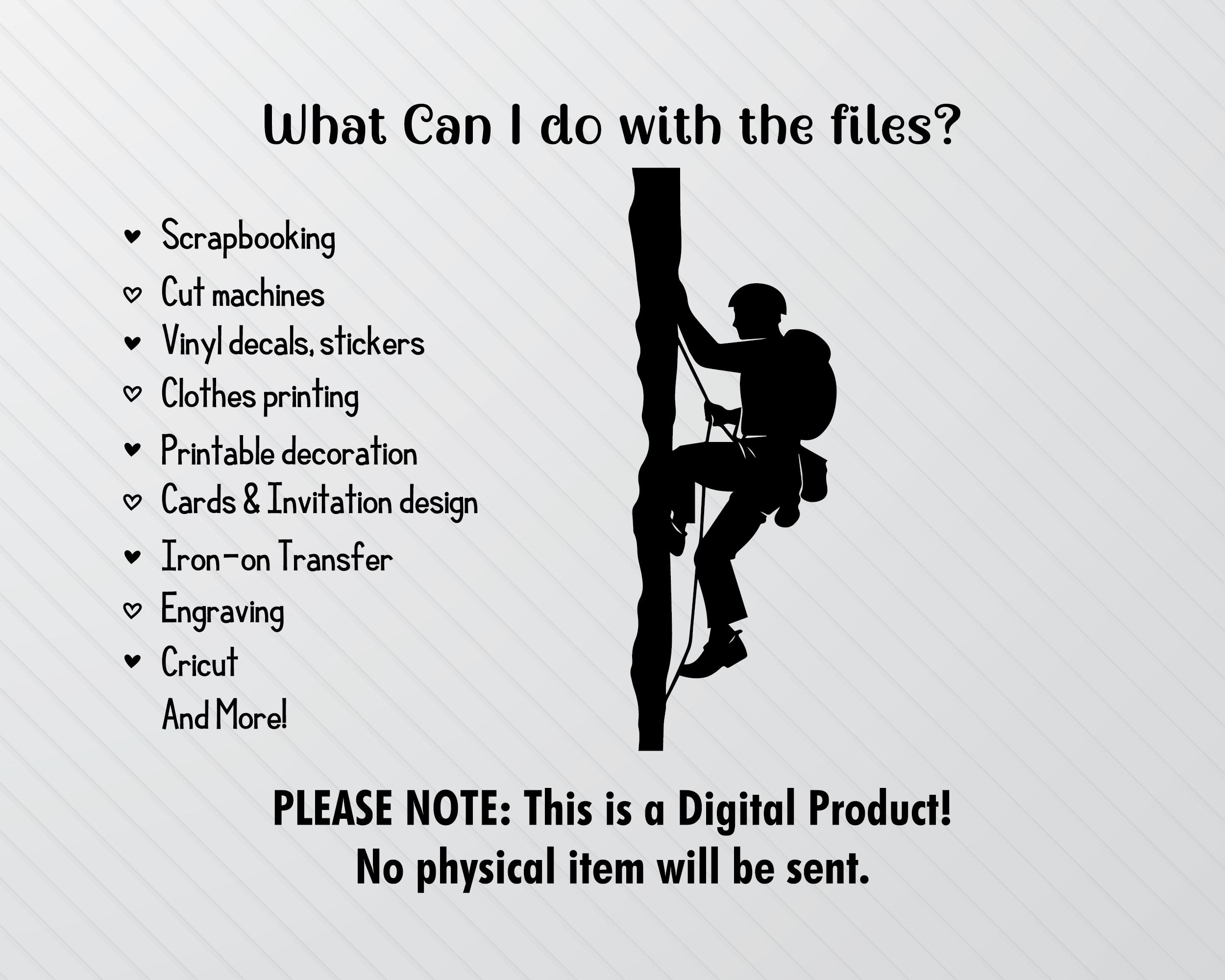 Climbing Silhouette Svg, Climbing Svg Bundle Cut File Cricut, Climbing ...