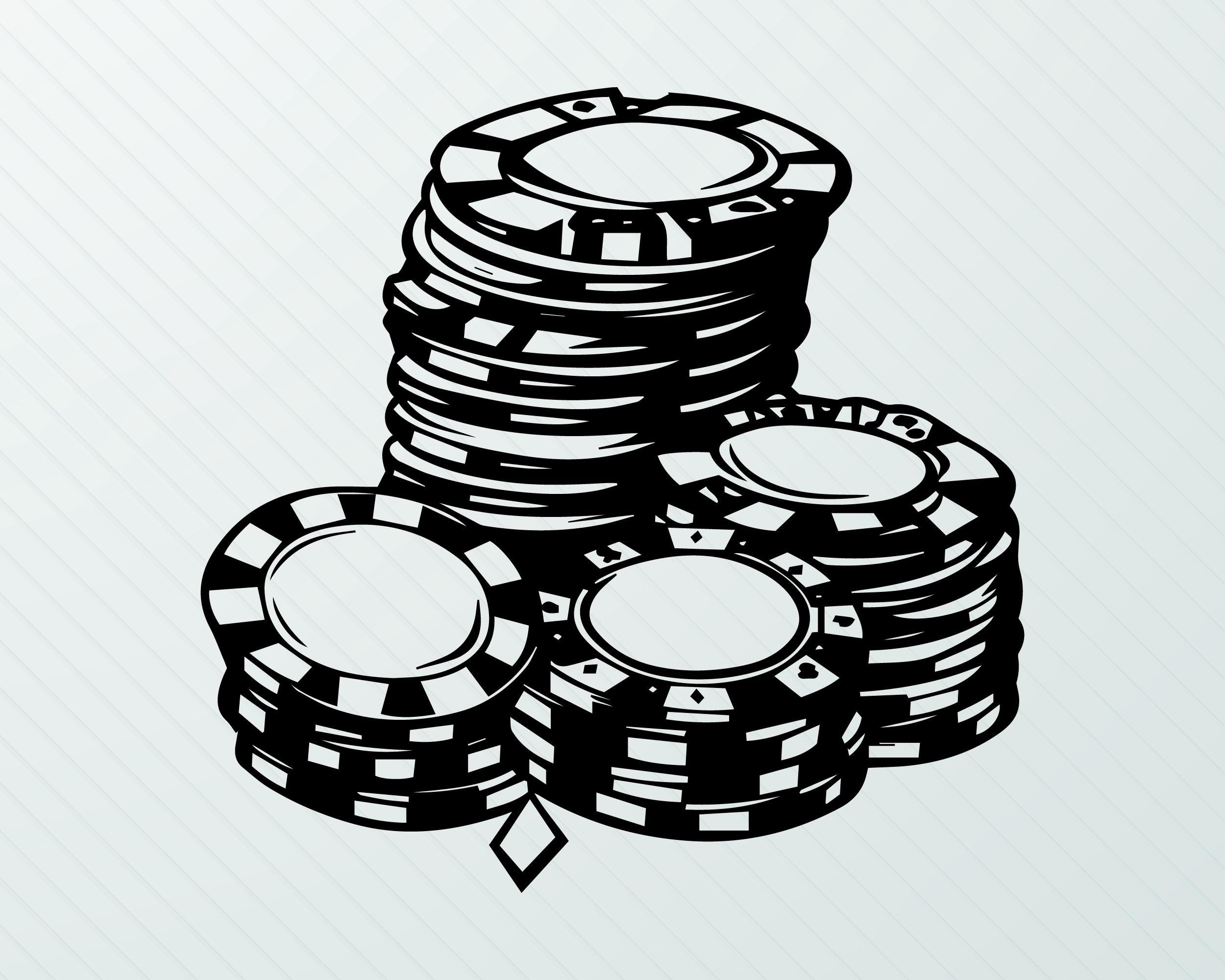 Casino Svg, Poker Chips Png, Clipart, Casino Cards Silhouette, Checks ...