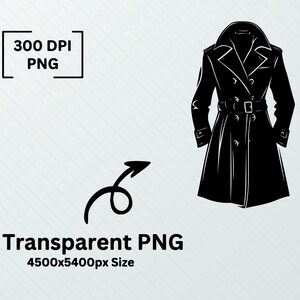 Coat Outline SVG PNG Bundle: Fashion Clipart, Cricut Cut Files - Etsy