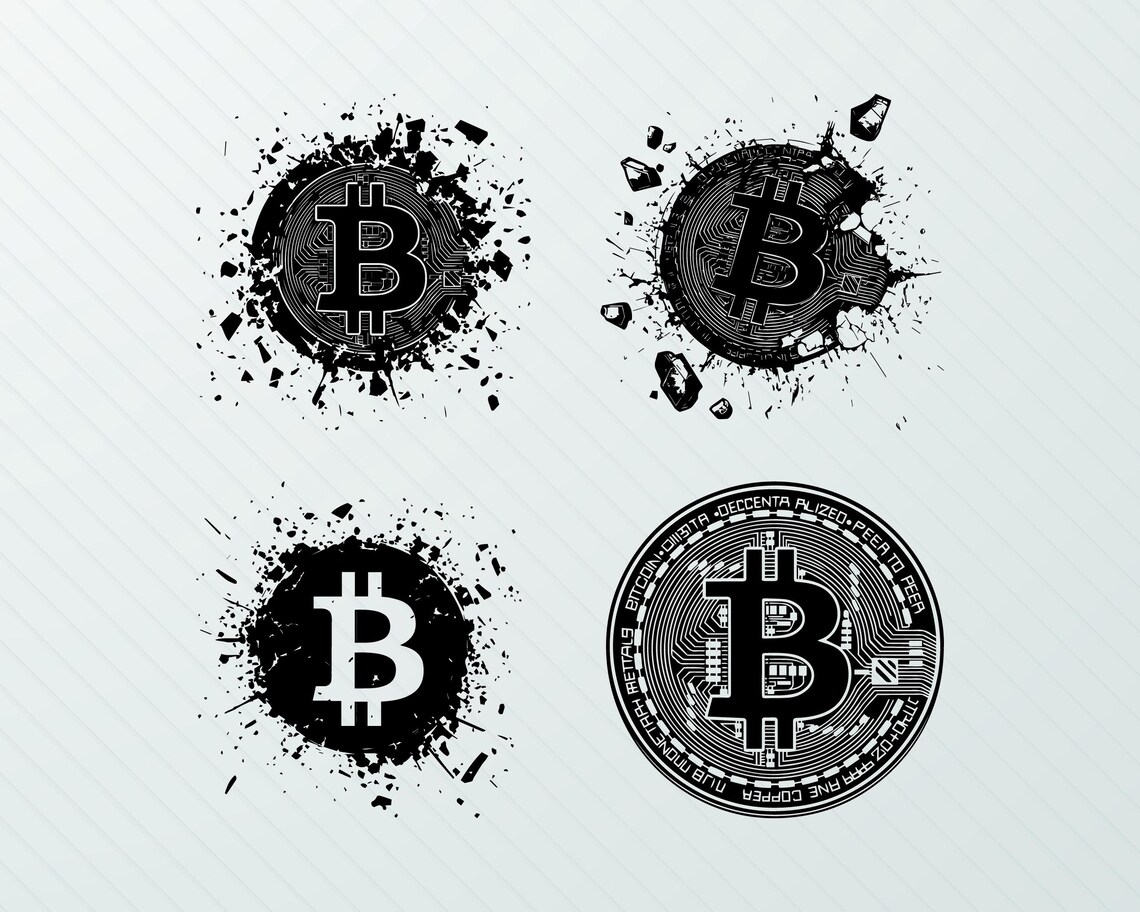 Bitcoin Clipart: SVG, PNG, Vector, Decal Cut Files - Etsy