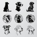 Mutt Dog Svg Bundle, Mutt Dog Silhouette Cut File for Cricut, Mutt Dog ...
