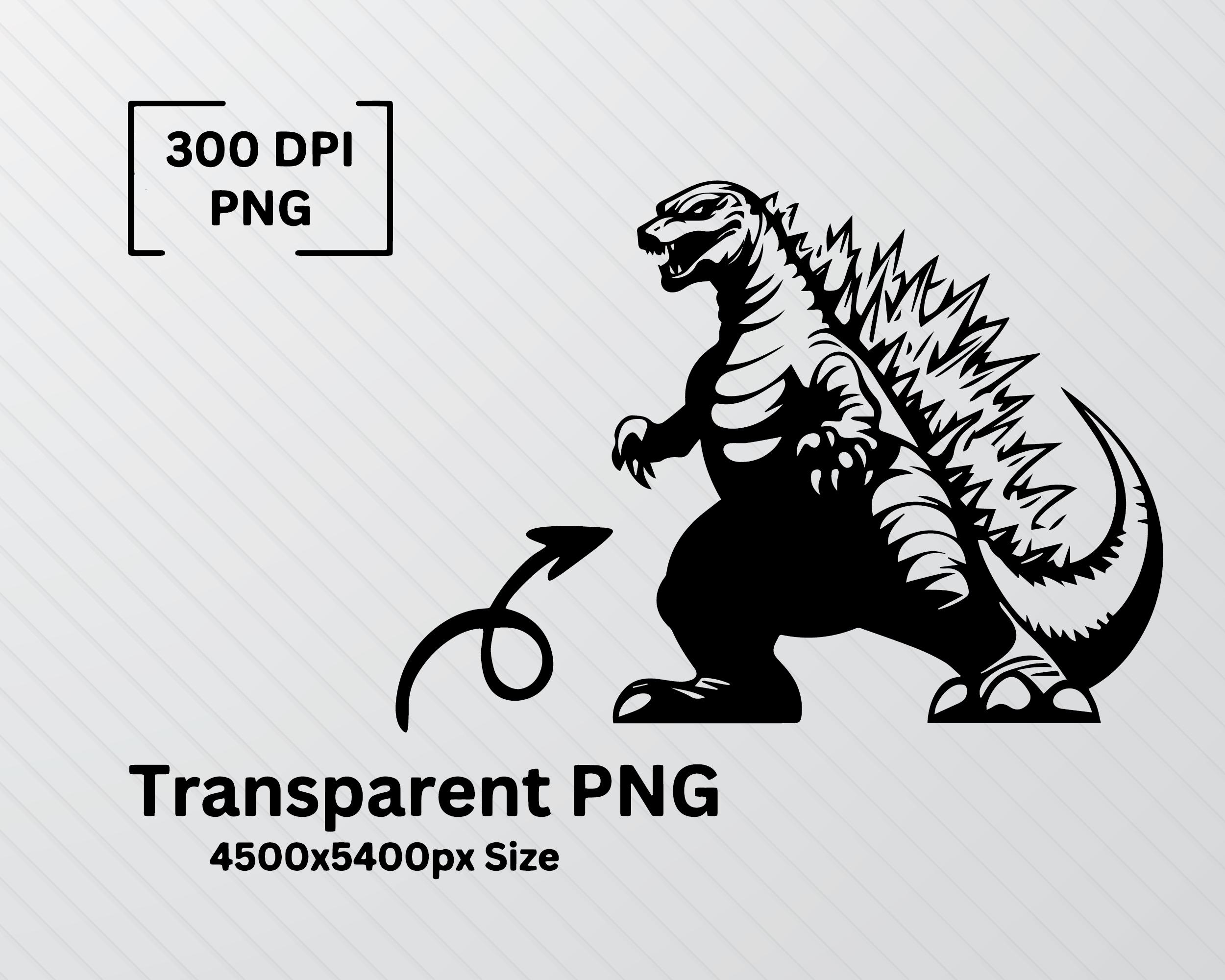 Godzilla Silhouette, Godzilla Svg Bundle, Godzilla Clipart, Godzilla ...
