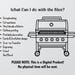 Grill Machine Silhouette: SVG Bundle, Clipart, Decal Vector - Etsy
