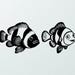 Clownfish SVG PNG Bundle: Silhouette Clipart Vector (300 DPI) - Etsy
