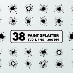 Paint Splatter Svg Png, Paint Splatter Clipart, Paint Splatter ...