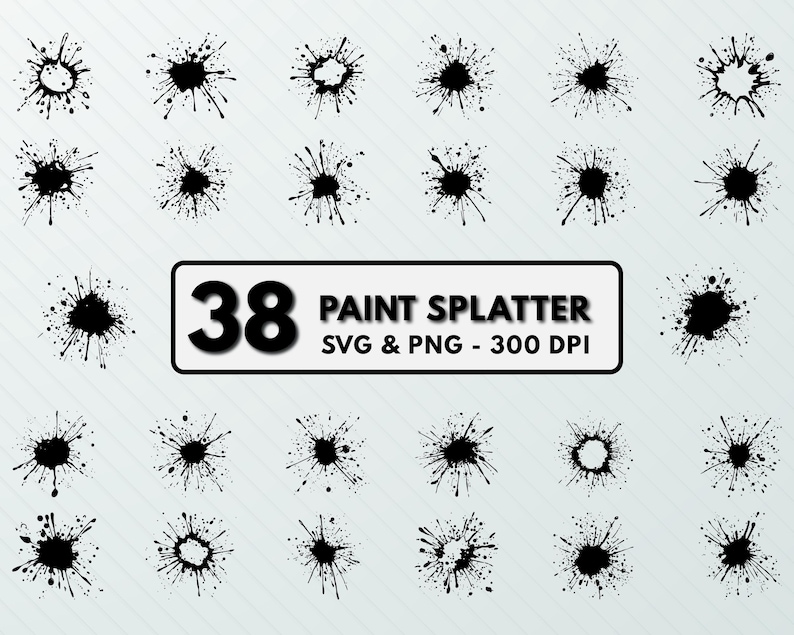 Paint Splatter Svg Png, Paint Splatter Clipart, Paint Splatter ...