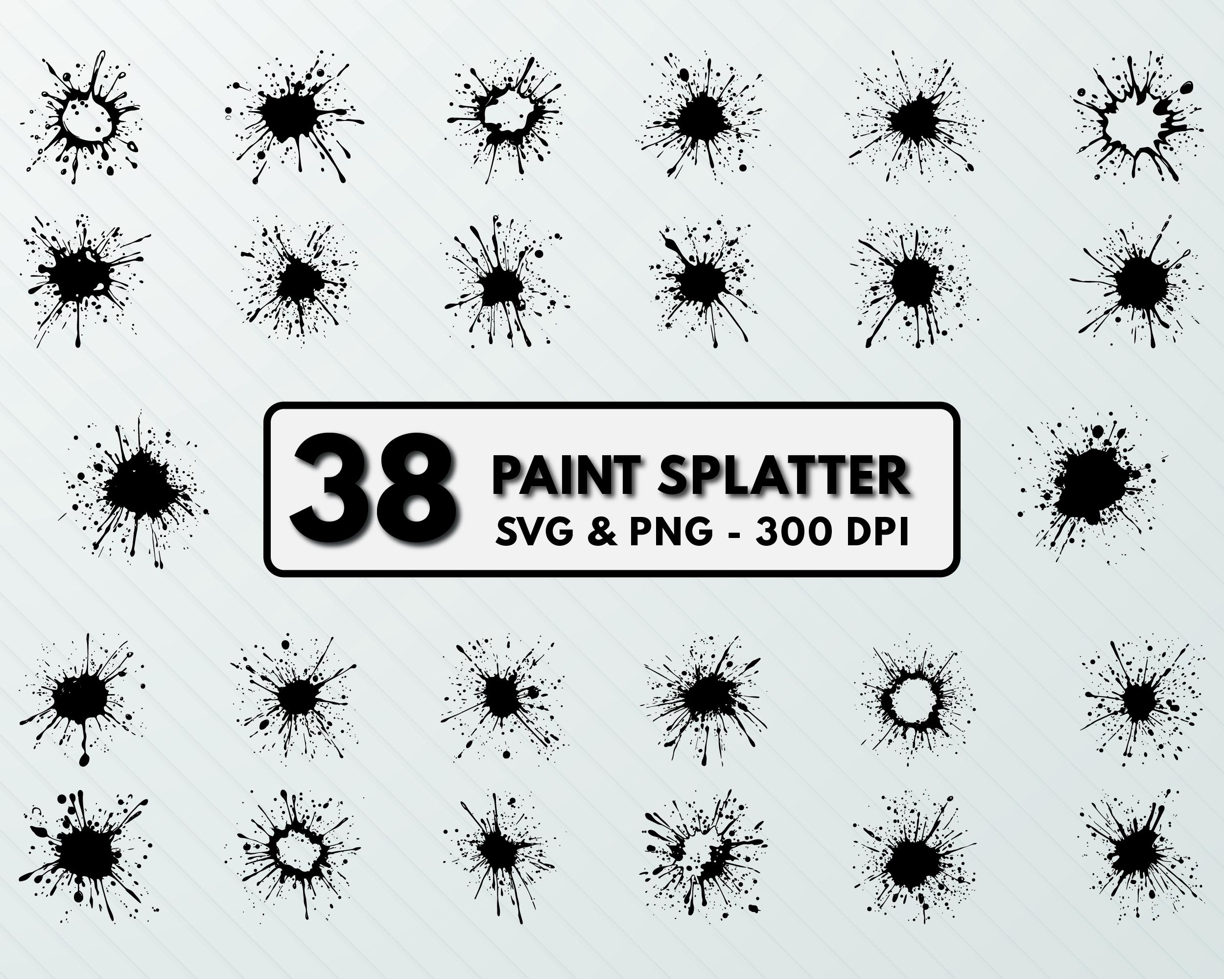 Paint Splatter Svg Png, Paint Splatter Clipart, Paint Splatter ...