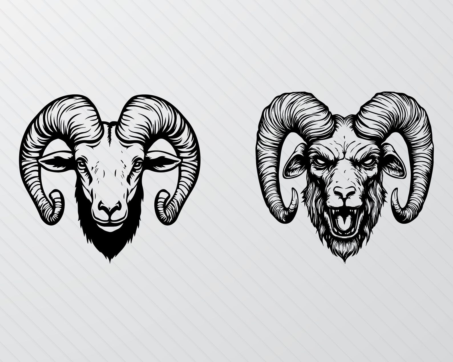 Ram Head Svg Bundle, Ram Head Silhouette, Ram Head Png Clipart, Ram ...