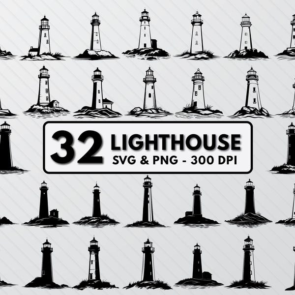 Lighthouse Decal - Etsy