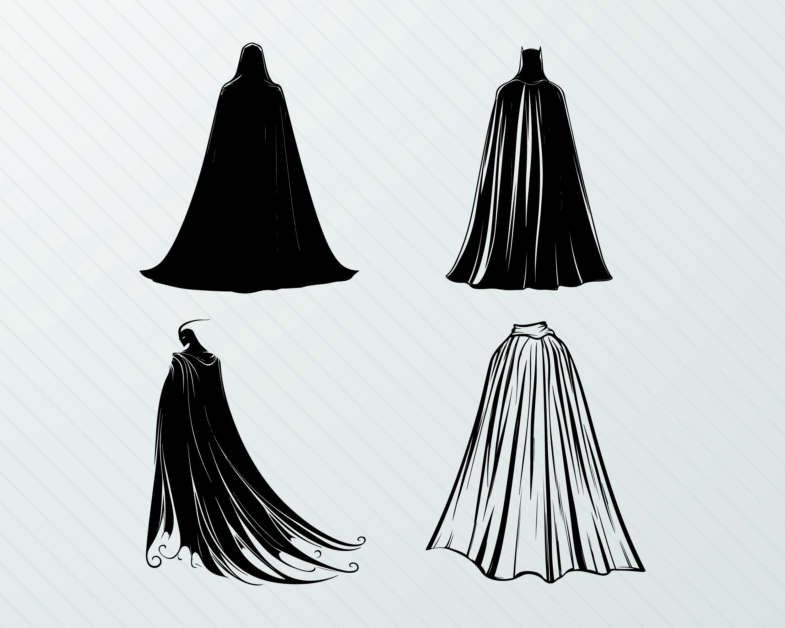 Cape Svg Png, Cape Silhouette, Cape Vector, Cape Cut Files, Cape Cricut ...