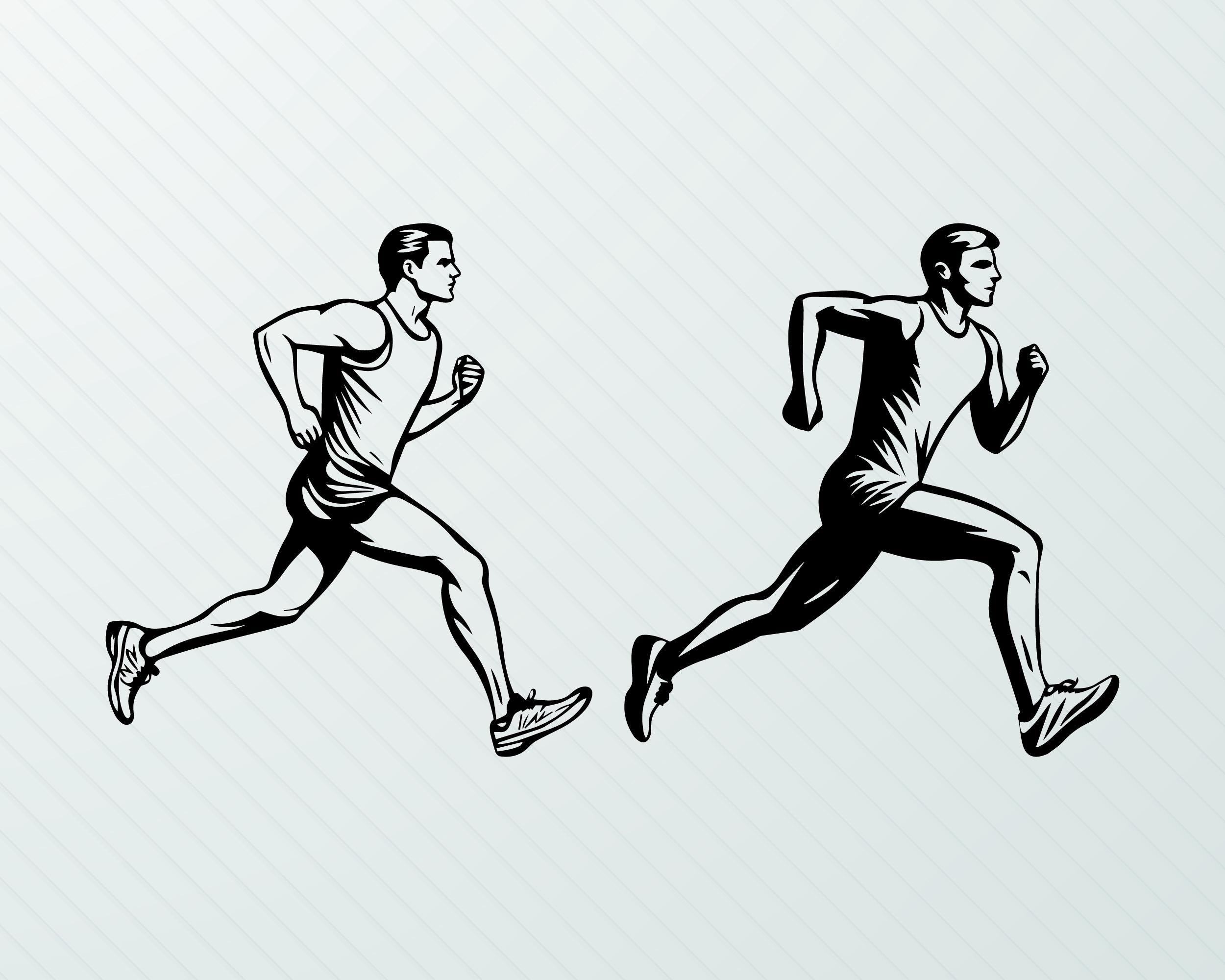 Runner Svg Png, Runner Clipart, Runner Silhouette, Runner Decal, Runner ...